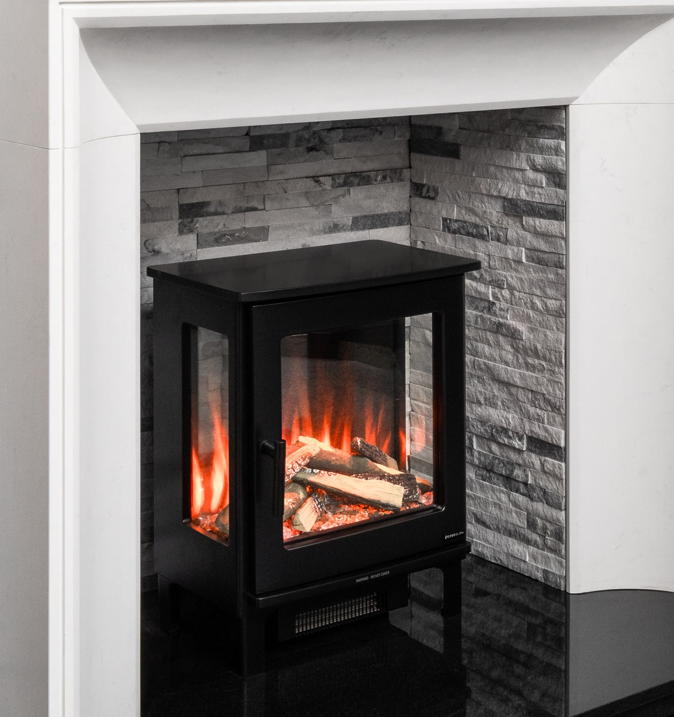 Ezee Glow Crescent Electric Freestanding Stove 1.9KW — GR8 Fires