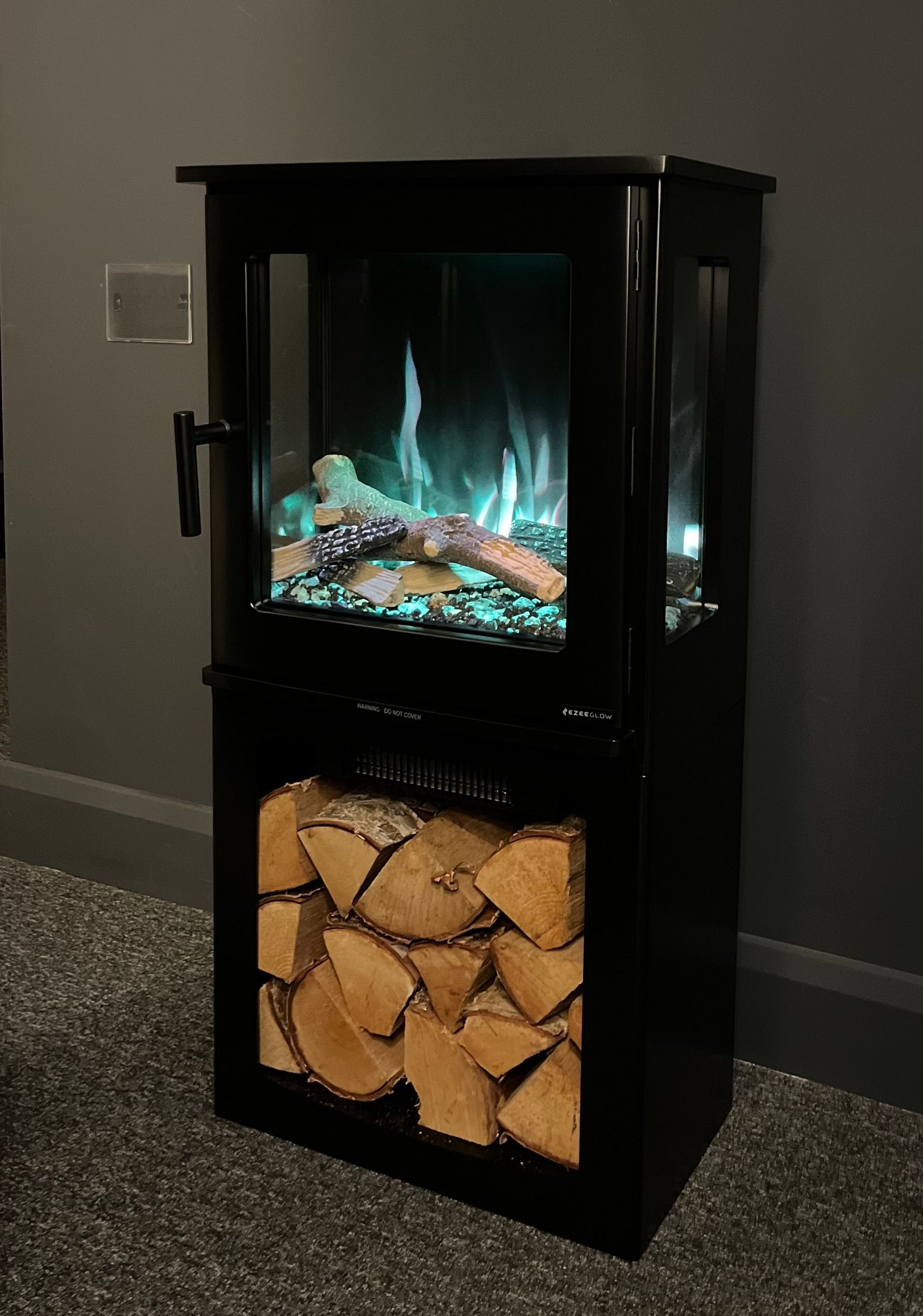Ezee Glow Crescent Electric Freestanding Stove 1.9KW — GR8 Fires