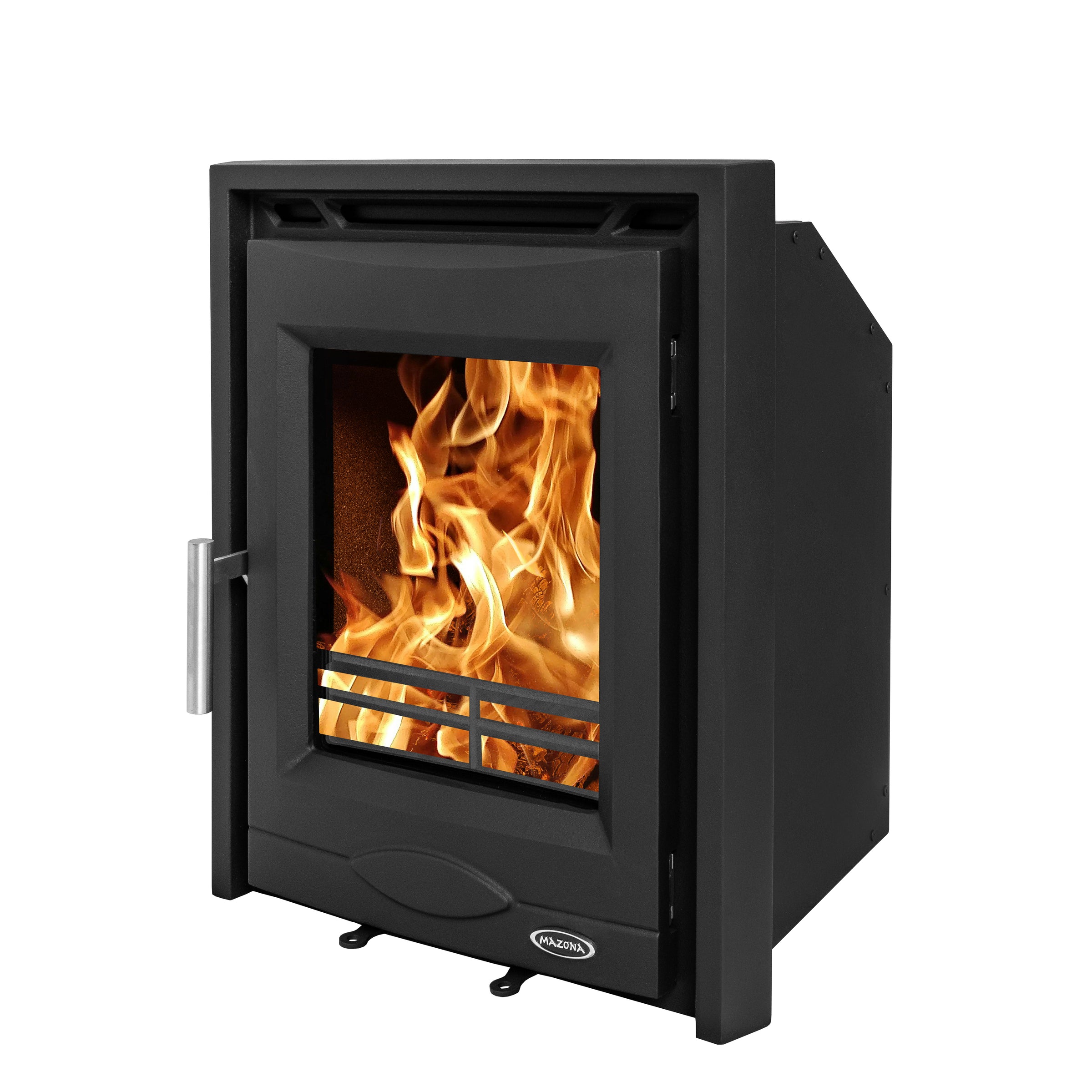 Mazona Dedham 7kW Stove, Multifuel, Woodburning, Inset, Eco Design App ...