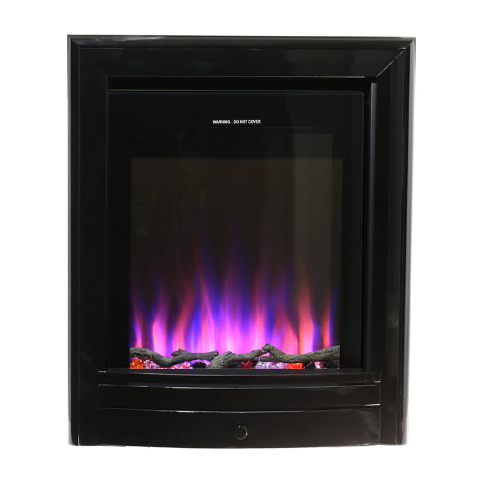 Ezee Glow Pulse Electric Fire With Nickel Trim — GR8 Fires