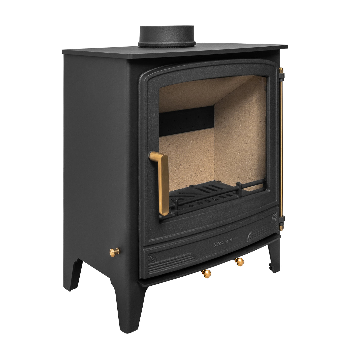 Mazona Warwick 8 kW Multifuel Woodburning Stove, Freestanding, Eco Des ...