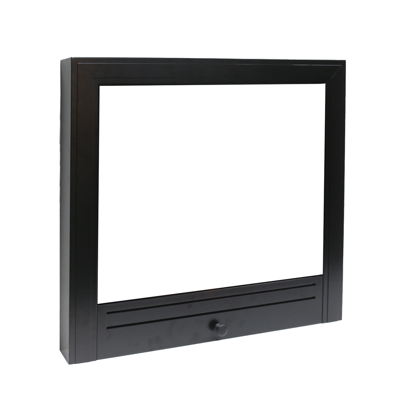 Ezee Glow Pulse Widescreen Black Inset Electric Fire With Metal Trim ...