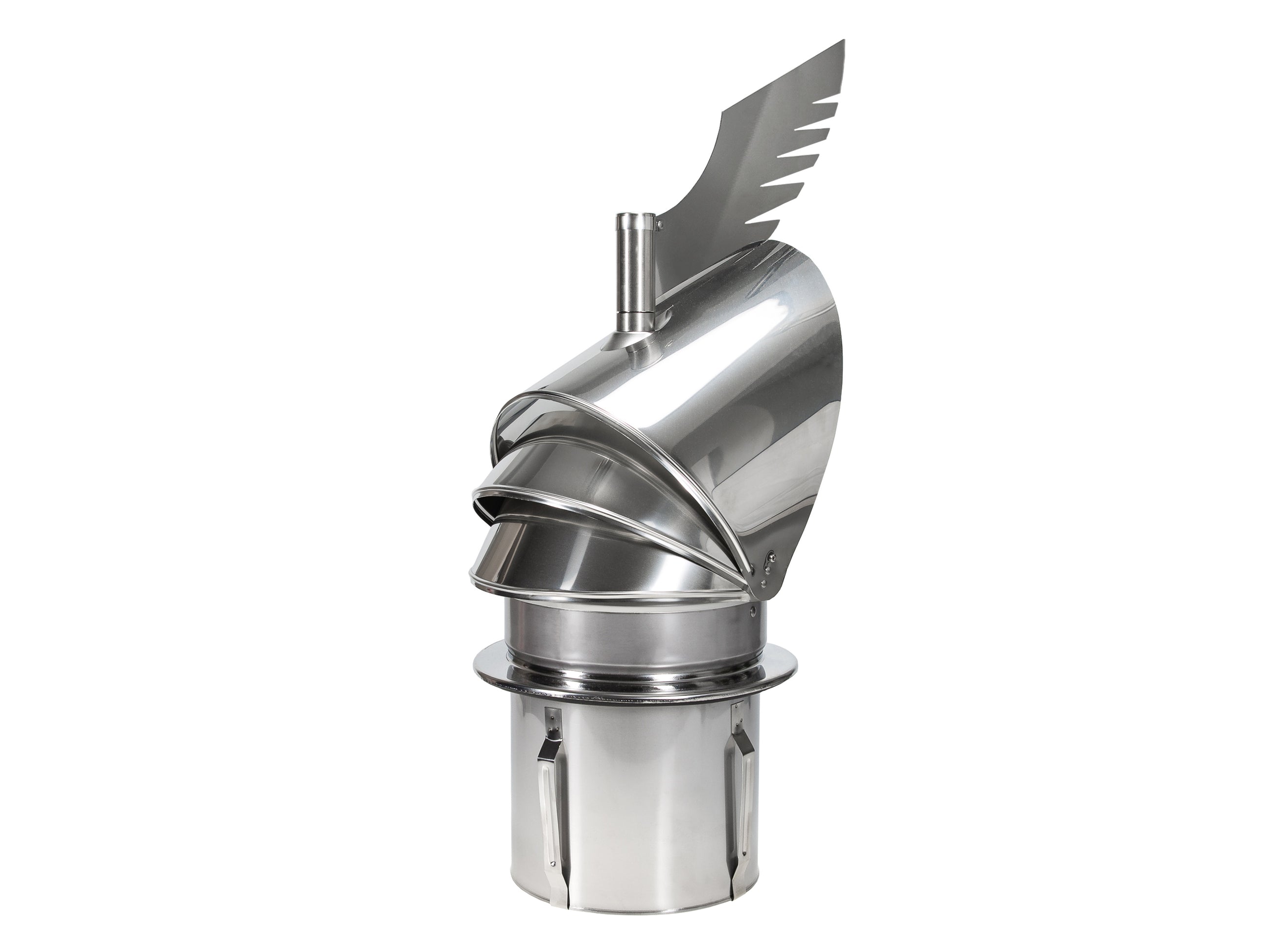 Rotowent 200mm Dragon Chimney Cowl Stainless Steel — GR8 Fires