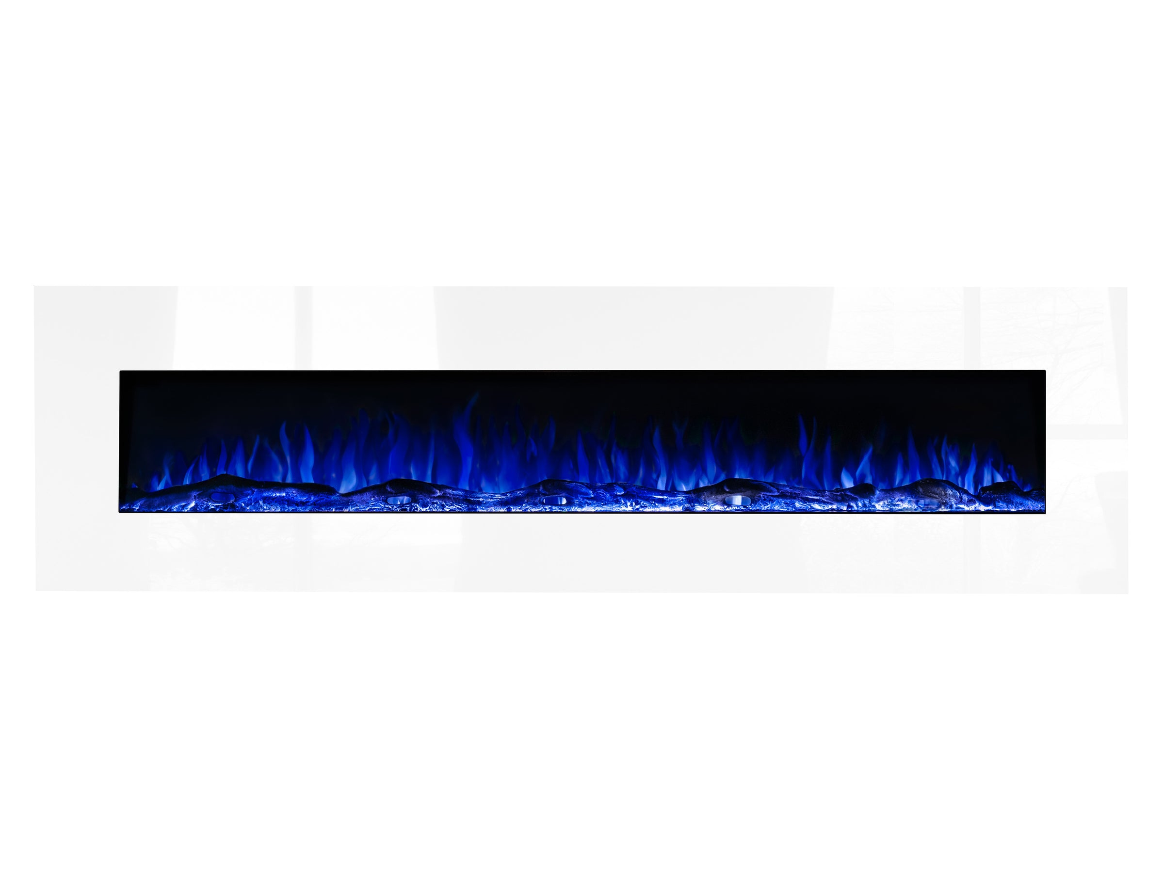 Ezee Glow XL Zara 72" White Wall Mounted or Recessed / Built In Electr ...