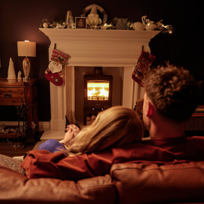 Arizona A05 5kW Eco Design Multi-Fuel Stove And log Store — GR8 Fires