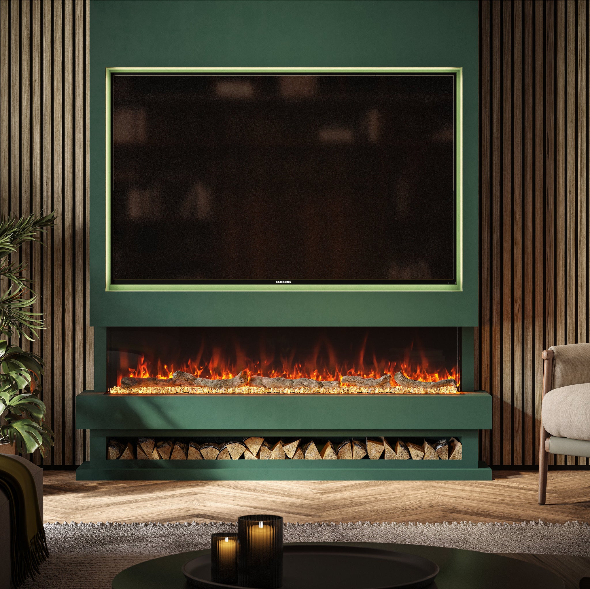 Self Build Media Wall Kits | Gr8Fires - DIY Your Dream Wall — GR8 Fires