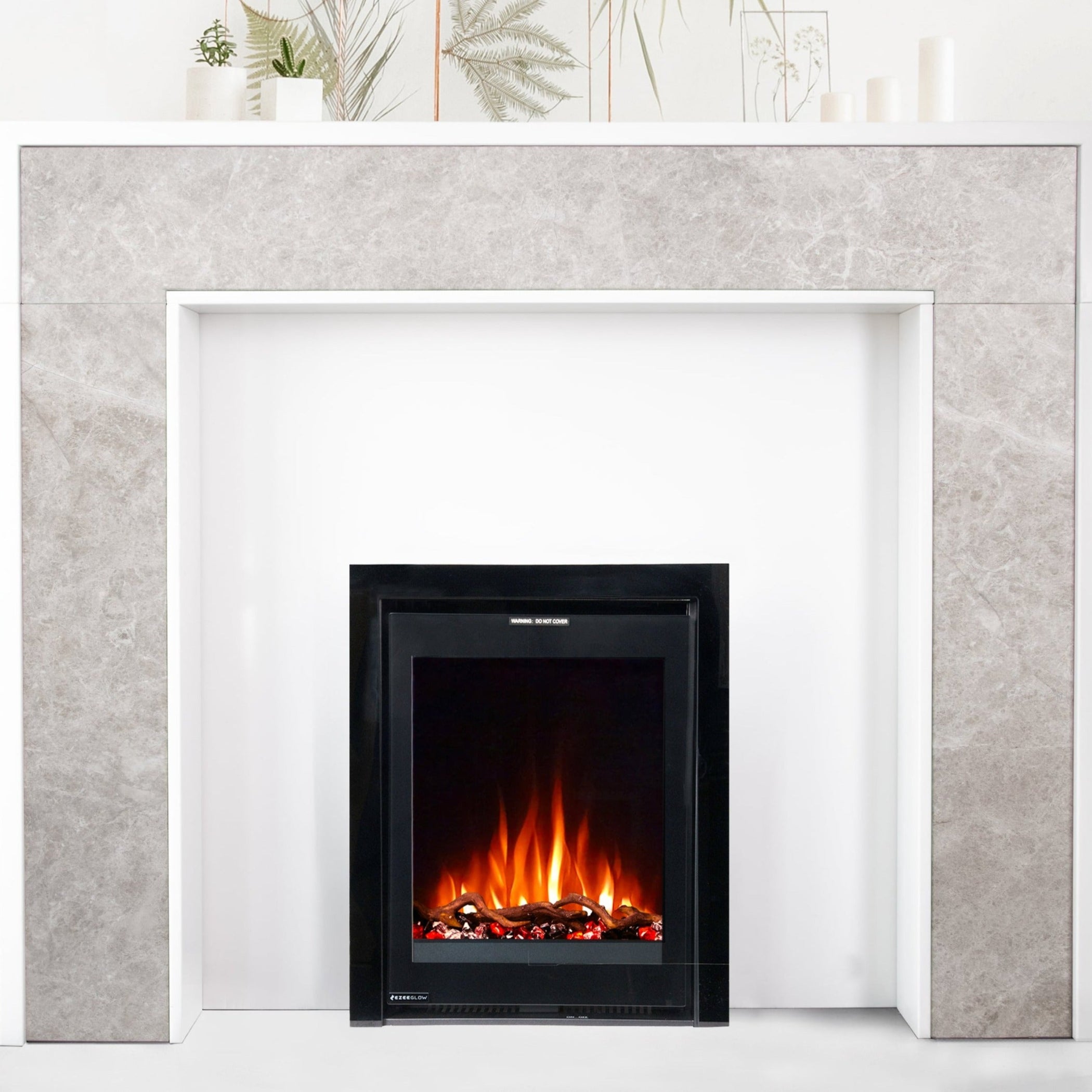 Ezee Glow Pulse Black Inset Electric Fire — GR8 Fires