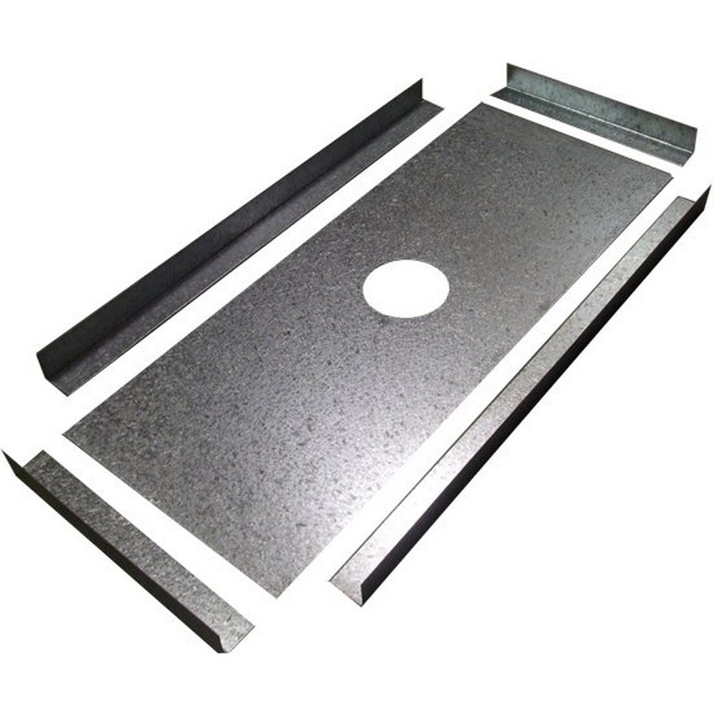 6 Inch Galvanised Register Plate Kit — GR8 Fires