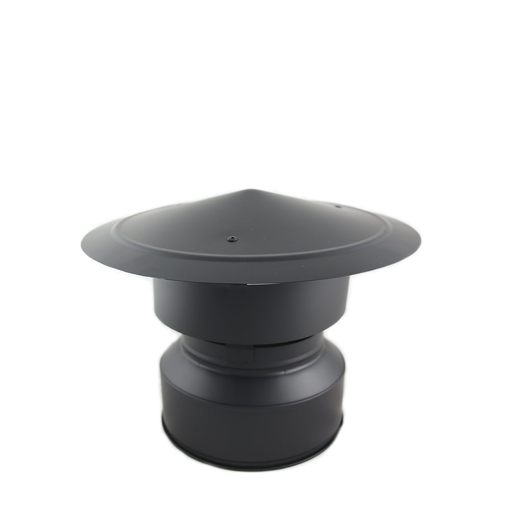 5 inch Black Twin Wall Cowl C — GR8 Fires